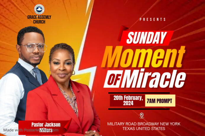 Copy of Professional Church Poster | PosterMyWall