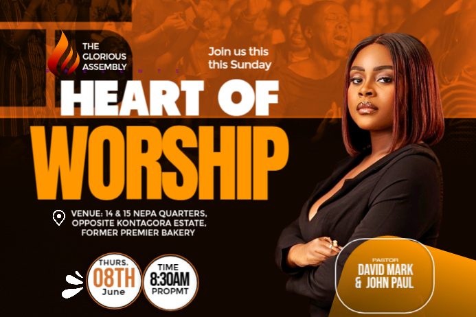 Professional Church Poster Template | PosterMyWall