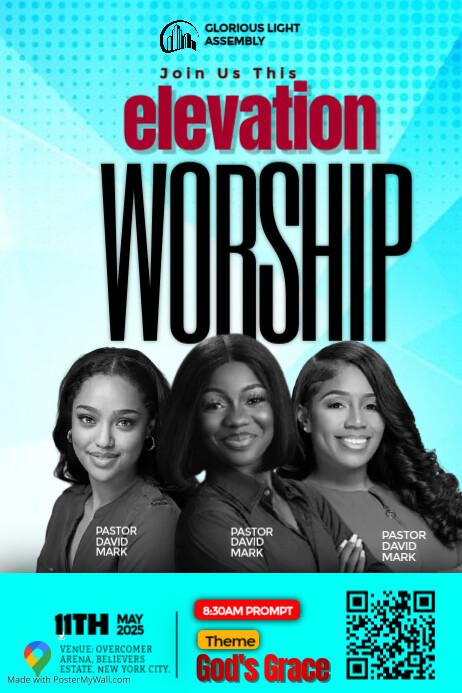 Professional Church Poster Template | PosterMyWall