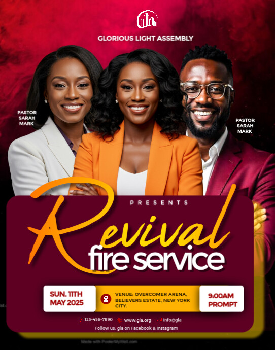 Professional Church Poster/wallboard Template | PosterMyWall