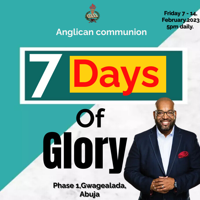 Professional Church Program Poster Flyers Rev Template | PosterMyWall