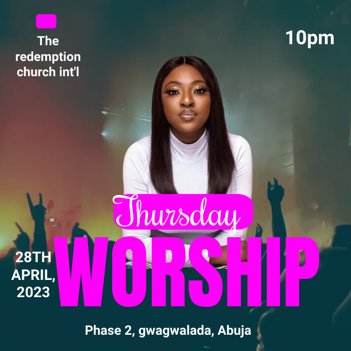 Professional Church Program Poster Flyers Rev Template | PosterMyWall