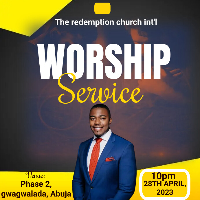 Plantilla de Professional Church Program Poster Flyers Rev | PosterMyWall