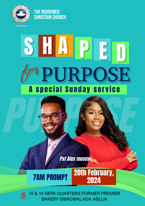 Copy of Professional Church Purpose Flyer A4 | PosterMyWall