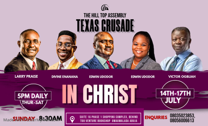 Professional Church Us Legal Template | PosterMyWall