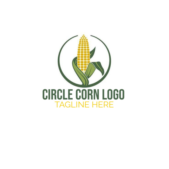 Professional Circle Corn Logo Design Logo Template | PosterMyWall
