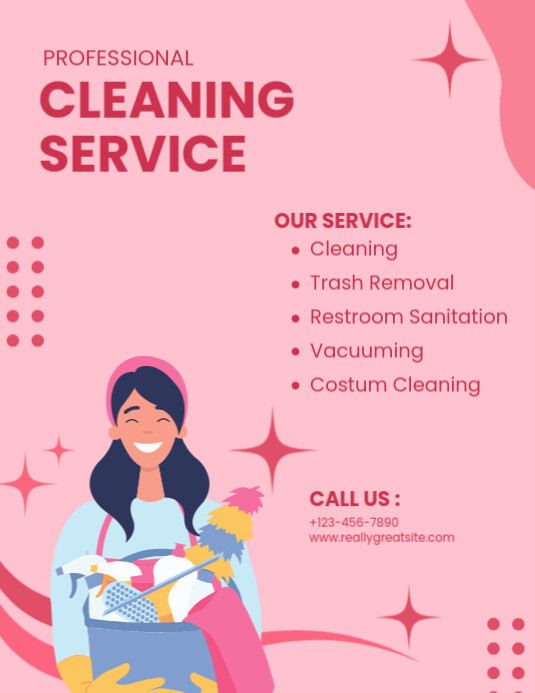 professional cleaning service template | PosterMyWall