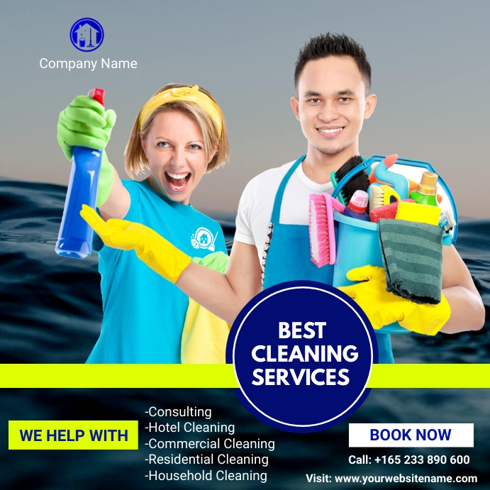 professional cleaning services poster Template | PosterMyWall