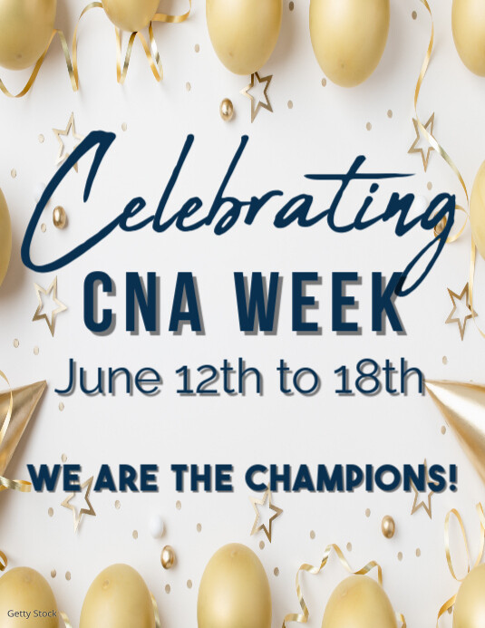 Professional CNA Week Flyer (us Letter) Template | PosterMyWall