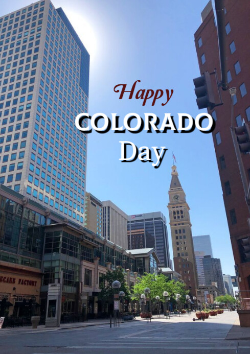 Professional Colorado Day Template A4 | PosterMyWall