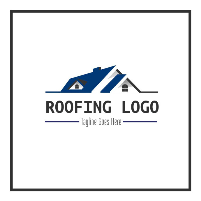 Modèle Professional Commercial Roofing Logo, Roofing Logo, Logo, Roof ...