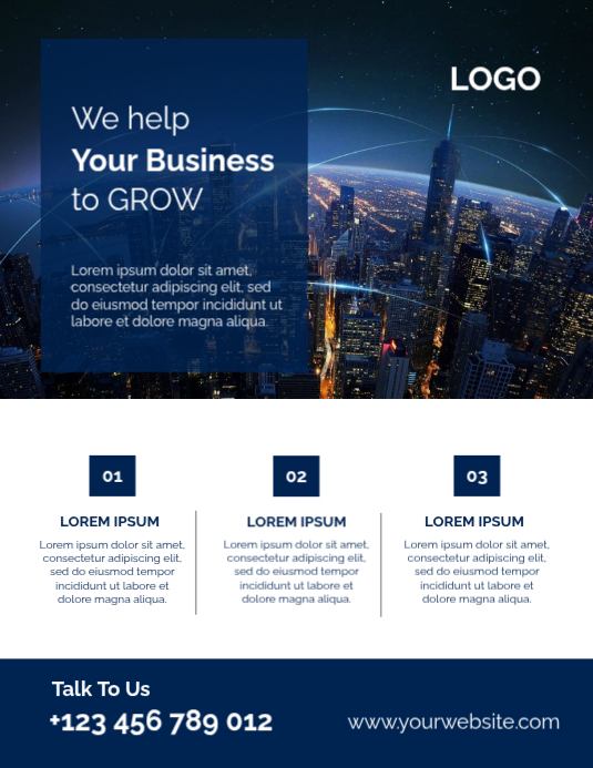 Professional company services poster Template | PosterMyWall