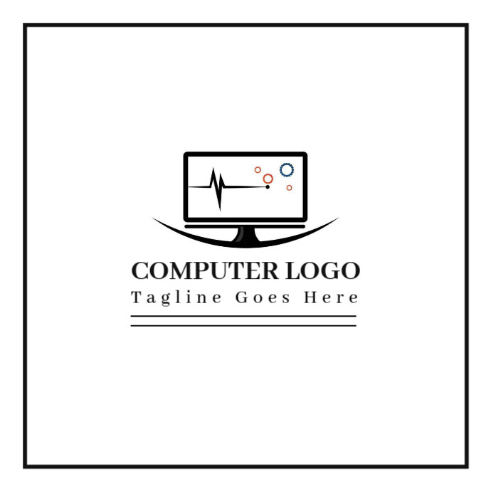 Copy of Professional Computer Logo, It Logo, It Professional Logo ...