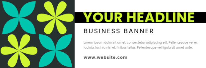 Professional Corporate Business Banne Banner 2' × 6' Templat | PosterMyWall