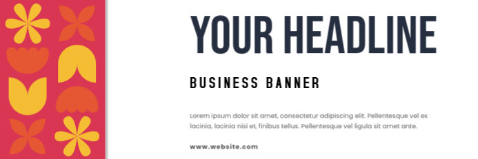 Professional Corporate Business Banner Banner 2' × 6' Templat ...