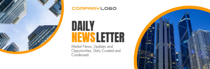 Professional Corporate Company Daily News newsletter Email Header ...