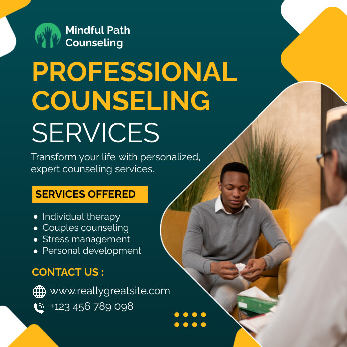 Copy of Professional Counseling Poster Instagram Post | PosterMyWall
