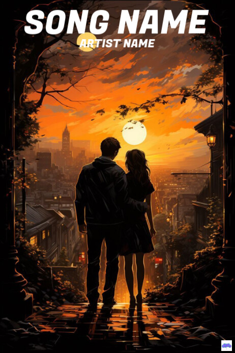 Plantilla de Professional Couple Love Album Art Cover Poster | PosterMyWall