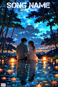 Professional Couple Love Album Art Cover Poster Template | PosterMyWall