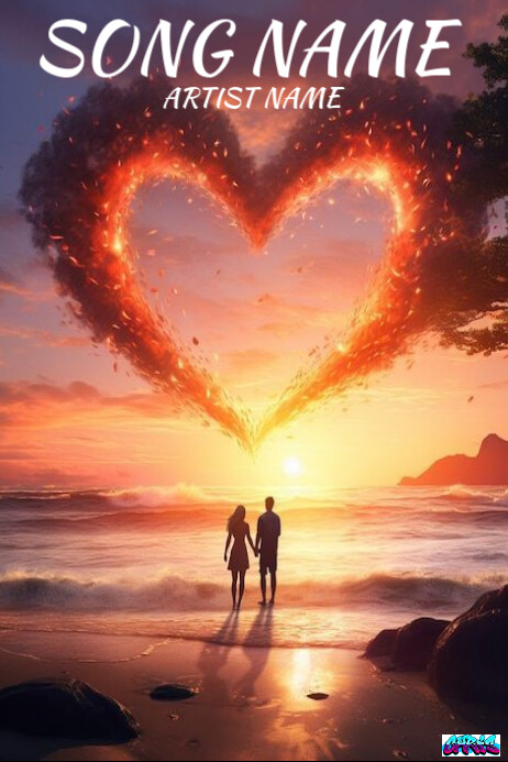 Professional Couple Love Album Cover Poster Template | PosterMyWall