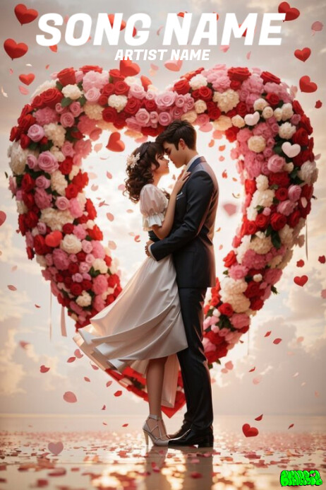 Professional Couple Love Art Cover Poster Template | PosterMyWall