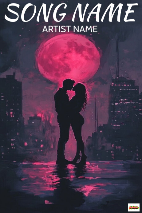 Professional Couple Love Romance Album Cover Art Design Poster Template ...