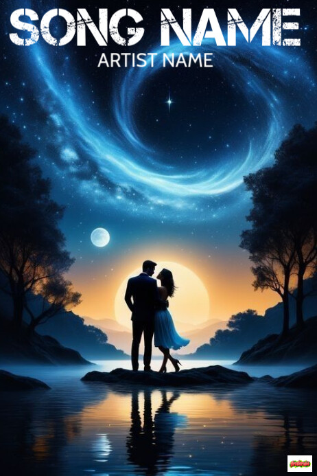 Professional Couple Love Romance Album Cover Art Design Poster Template ...