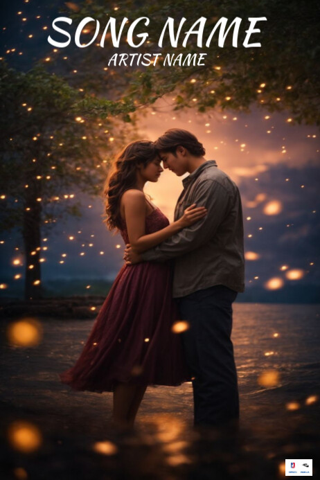 Professional Couple Love Romance Song Album Cover Poster Template ...