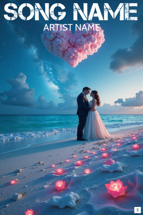 Copy of Professional Couple Love Song Album Cover Art Template Poster | PosterMyWall