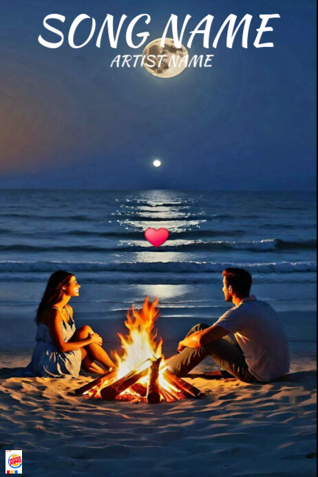 Professional Couple Love Song Album Cover Poster Templat | PosterMyWall