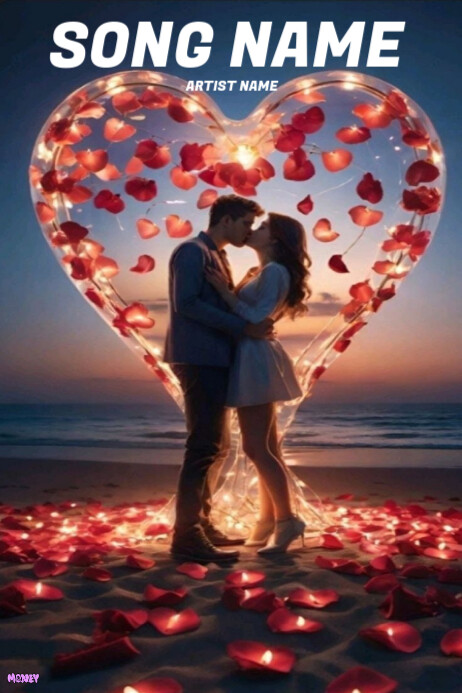 Professional Couple Romance Love Album Cover Poster เทมเพลต | PosterMyWall