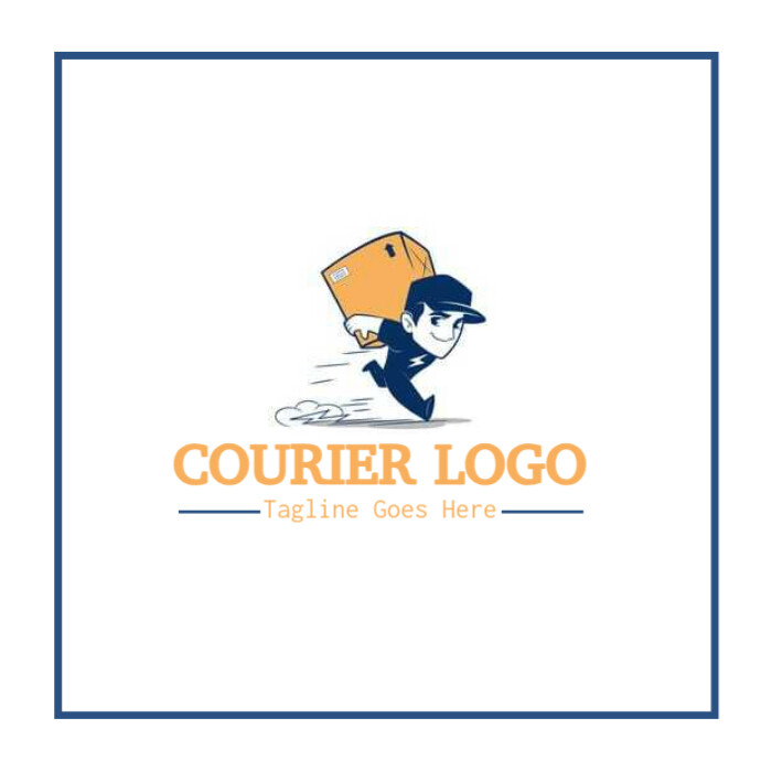 Copy of Professional Courier Logo, Courier Logo, Courier Logo Design ...