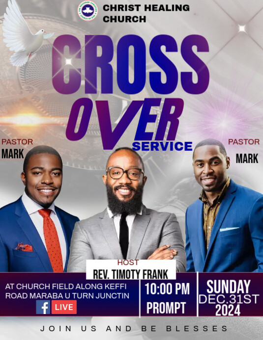 Professional Cross Over Flyer (us Letter) Template | PosterMyWall