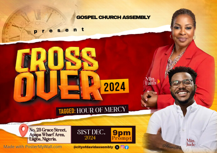 Professional Crossover A4 Template | PosterMyWall