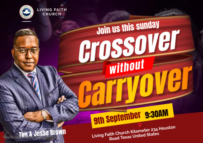 Professional Crossover A4 Template | PosterMyWall