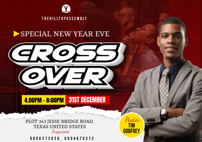 Professional Crossover A4 Template | PosterMyWall