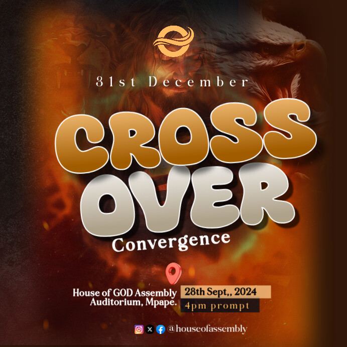 Professional Crossover Instagram Post Template | PosterMyWall