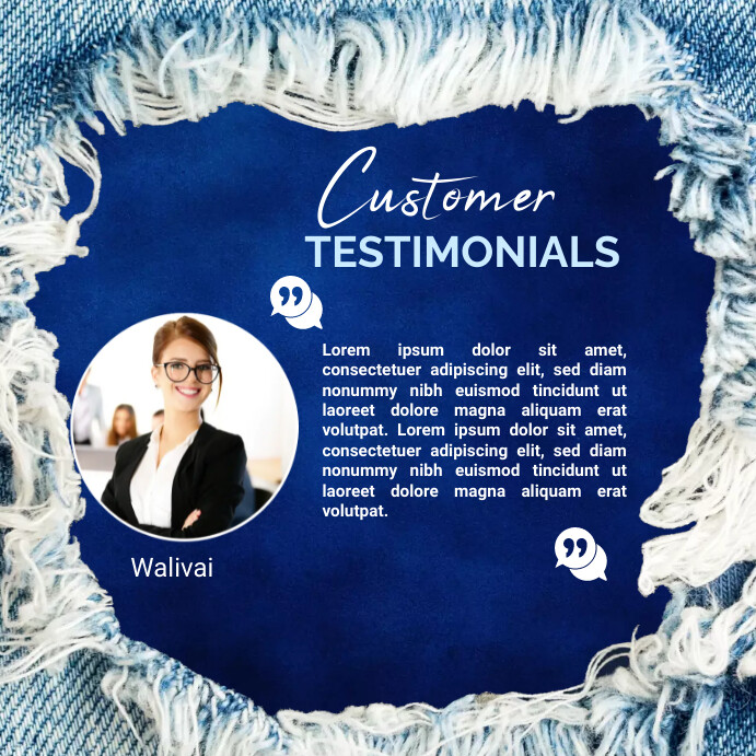 Copy of Professional Customer Review Instagram Post | PosterMyWall