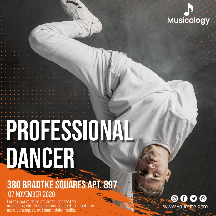 Professional Dance Banner Flyer Template | PosterMyWall
