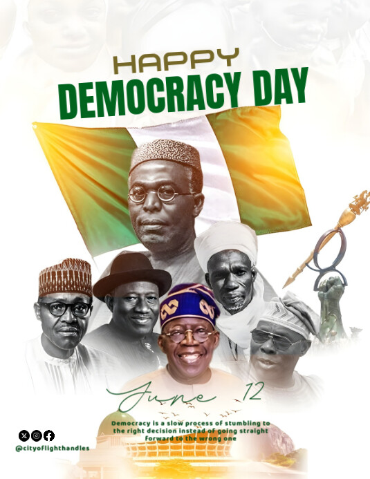 Copy of professional democracy day flyer design | PosterMyWall