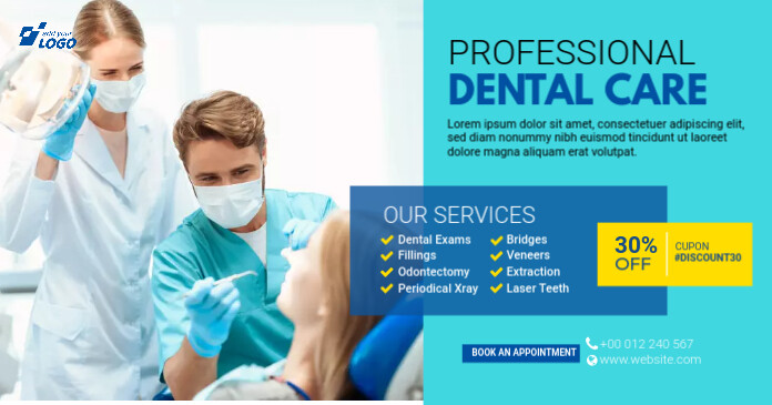 Plantilla de Professional Dental Care Ad Template | PosterMyWall