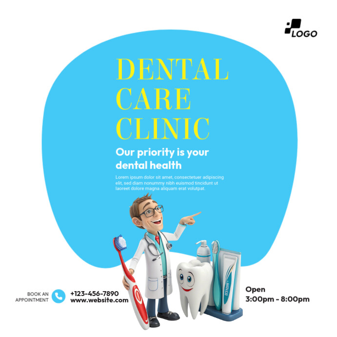 Professional Dentist Ad Template | PosterMyWall