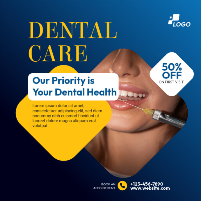 Professional Dentist Ad Template | PosterMyWall