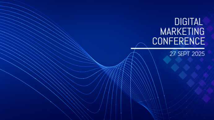 Professional Digital Conference Youtube Thumbnail Template | PosterMyWall