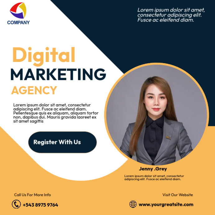Professional Digital Marketing Post Instagram Post Template | PosterMyWall