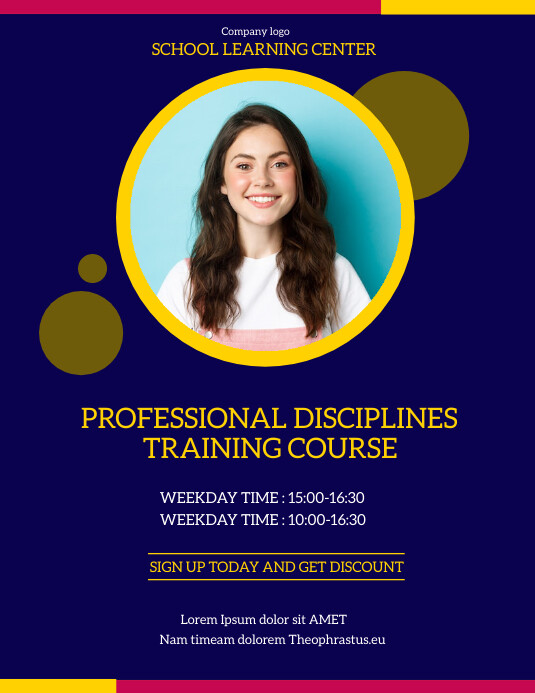 Professional discipline training course Template | PosterMyWall