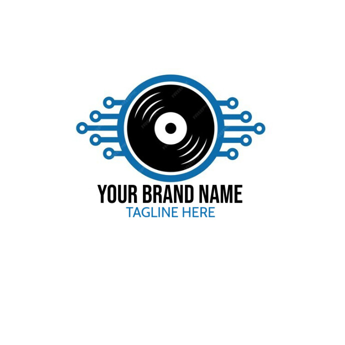 Copy of Professional Dj Music Logo Design Logo | PosterMyWall