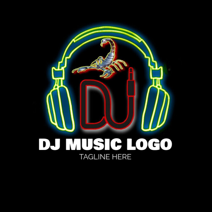 Copy of Professional Dj Music Logo Design | PosterMyWall