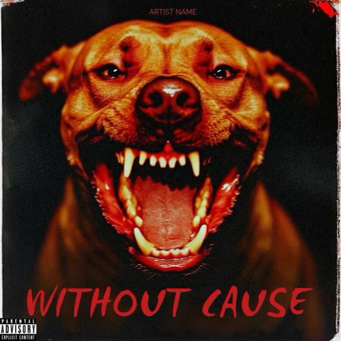 Copy of Professional Dog Barking. Rap. Hip Hop. Mixtape. Album Cover ...