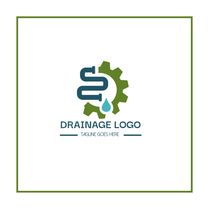 Professional Drainage Logo, Drainage Logo Design, Drainage Logo ...